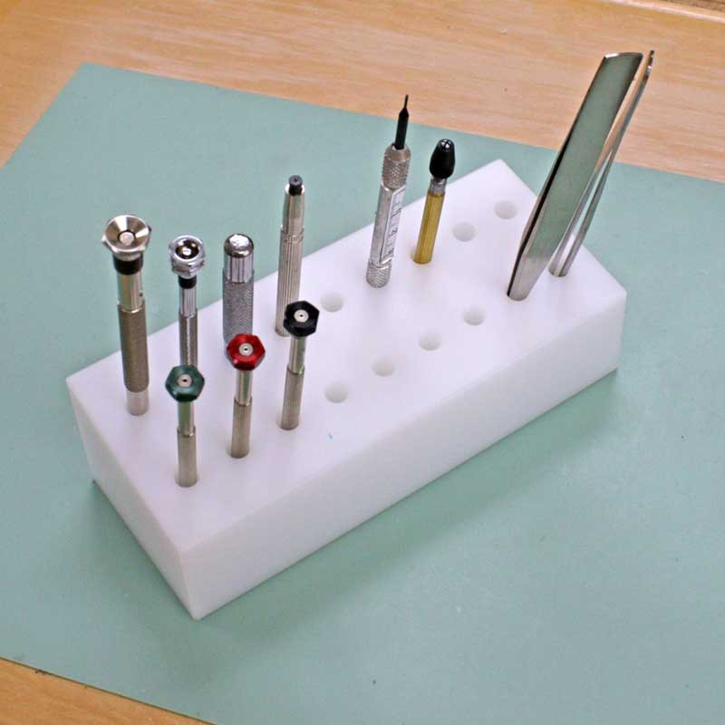Delrin® Stand for Tweezers and Screwdrivers