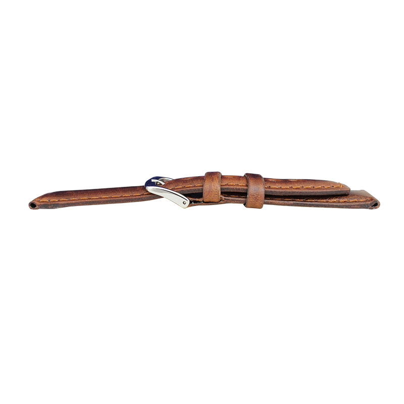 Hadley Roma Brown 19mm Oil Tanned Leather Watch Band 7 7/16Inch Length