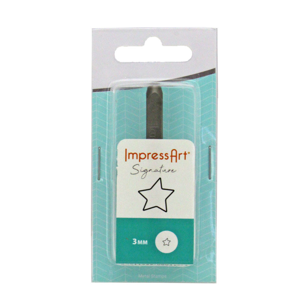 ImpressArt 3mm Fun Star Design Stamp