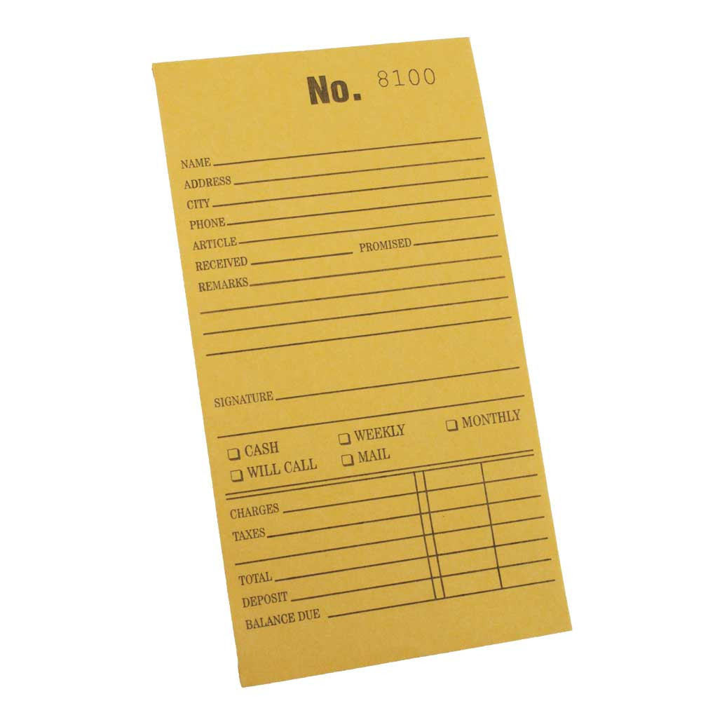 Triple Duty Watch and Jewelry Job Envelopes without Layaway pkg/ 100 3 ...