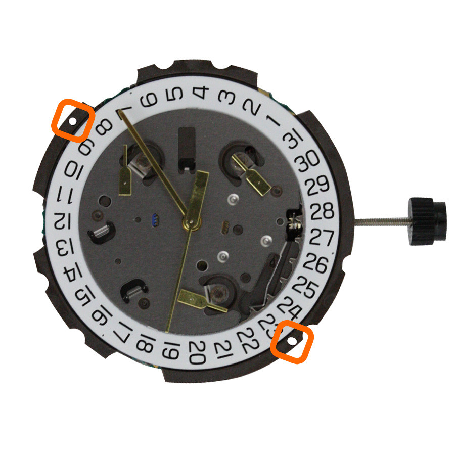 ETA® Watch Movement G10.212 Quartz Movement Date At 4:00 Overall Height ...