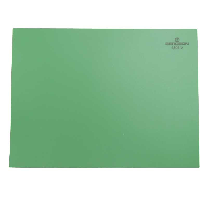 Bergeon BLACK 6808 Work Pad Bench Mat with Adhesive Backing 9.5" x 12.5 ...