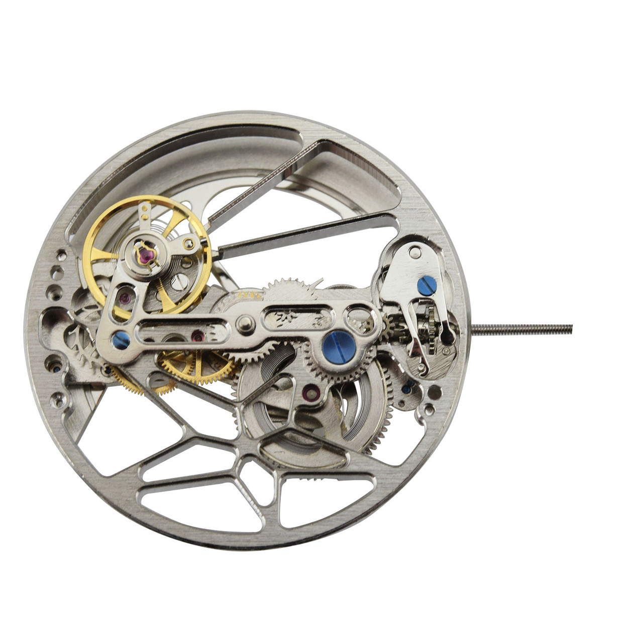 Chinese Automatic Skeleton 2 Hand Watch Movement LG0811 Overall Height ...