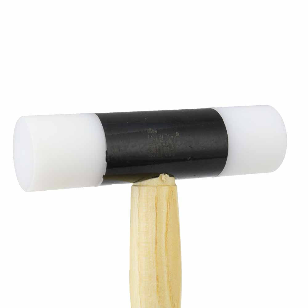 Plastic Mallet 1 Inch Double Face with Wood Handle