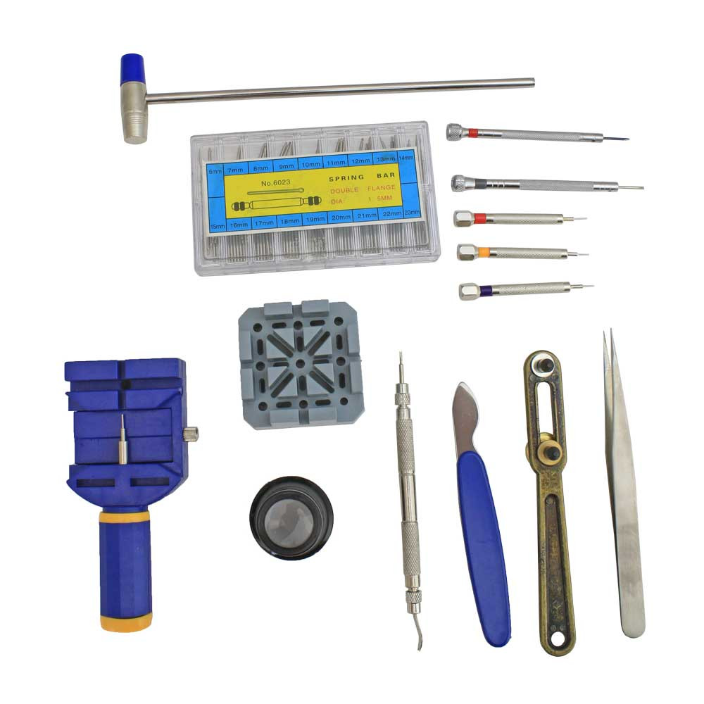 Watch Repair Tool Kit 19 piece Set for Watch Repair