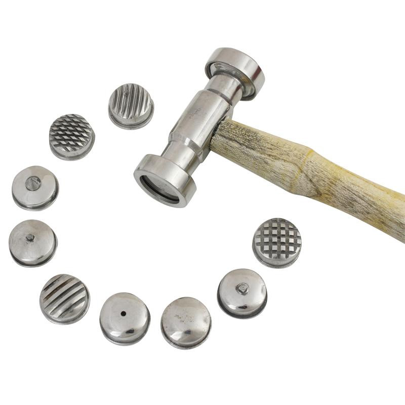 9 in 1 texture hammer with interchangable heads - Jewelry Tools ...