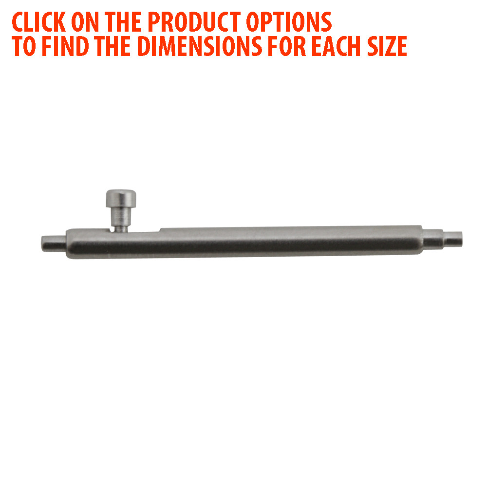 Watch Band Spring Bars | Double Flanged Spring Bars | Esslinger.com