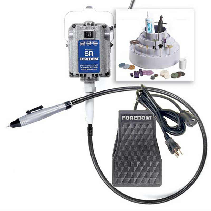 Foredom # 2220 Jewelers Flex Shaft Rotary Tool Kit Jewelry Making Tool