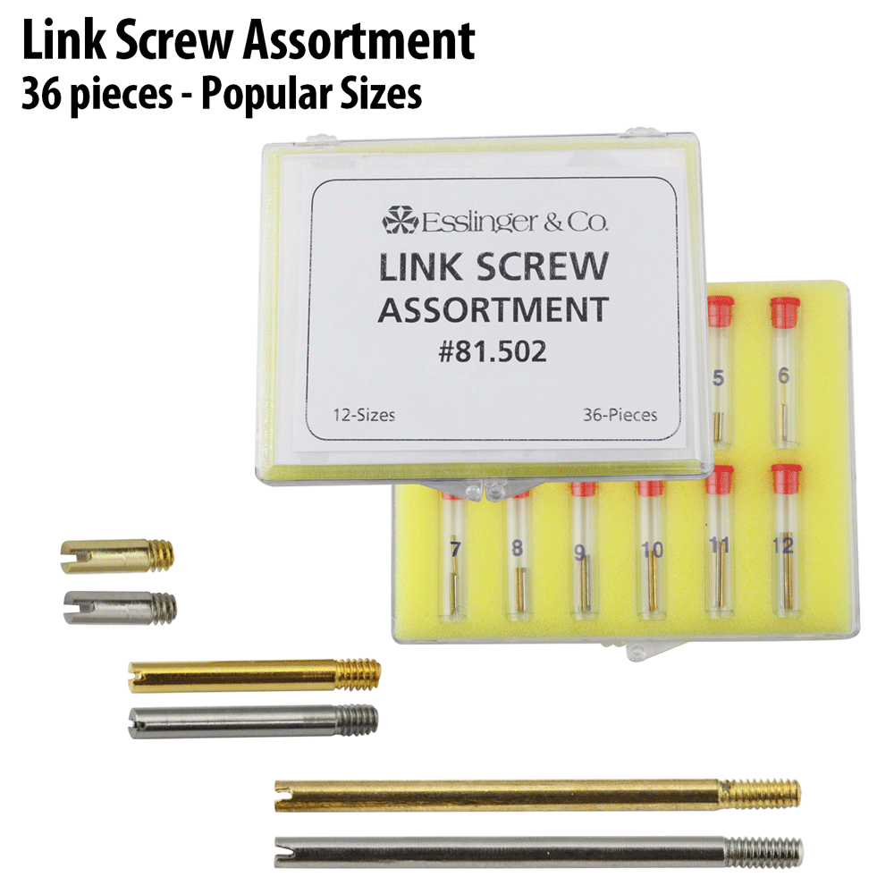 Assorted Stainless Steel Link Screws for Watch Bands
