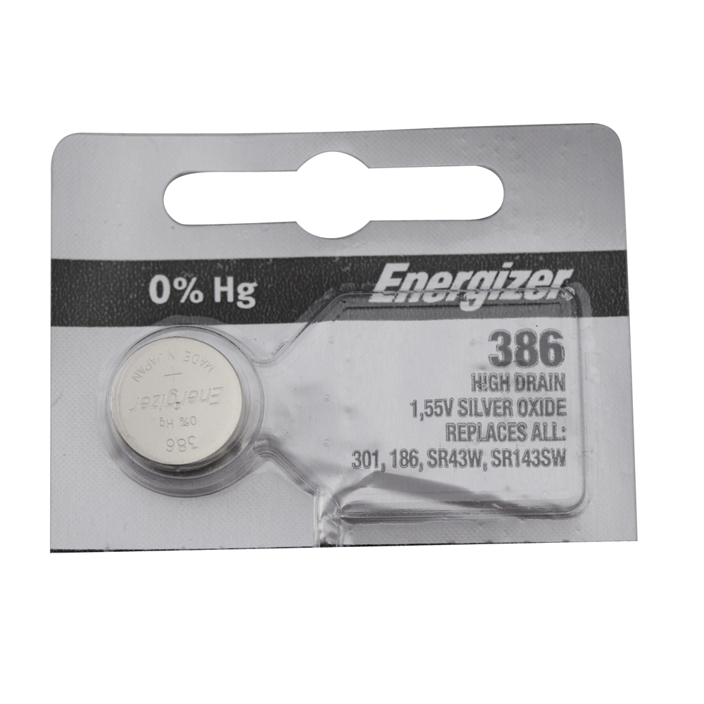 Energizer 386 Replacement Watch Battery