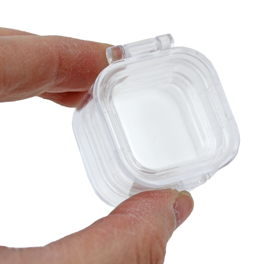 Elastic Membrane Boxes with Hinged Lids 50 x 50mm