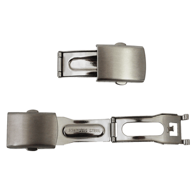 Tri-fold Push Button Style Clasps No Security Catch