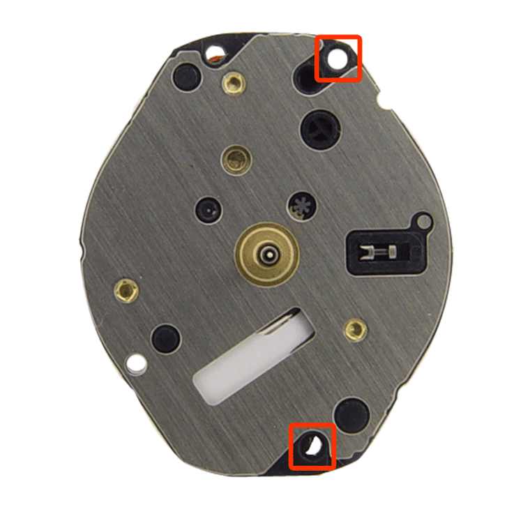 Epson Japan 3 Hand Quartz Watch Movement Y121 Overall Height 4.5mm