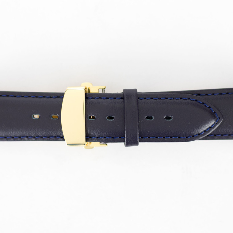 Gold plated Deployant Buckle with Push Buttons Watch Band Clasp