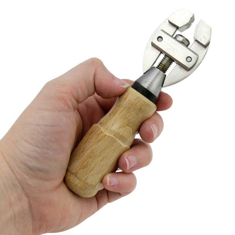 Hand Held Vise with Rotating Handle
