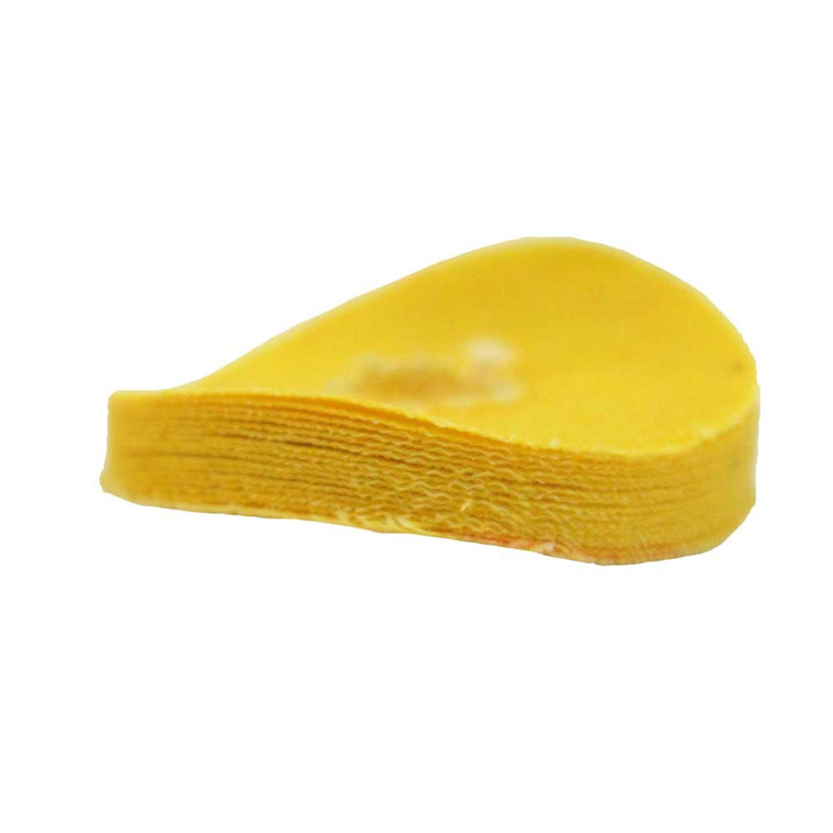 1 Inch 16 Ply Stitched Mini Yellow Chemkote Muslin Buffs Pack of 12