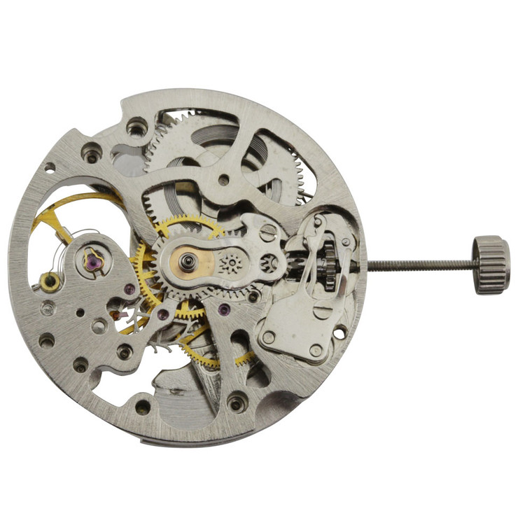 Chinese Automatic Skeleton 3 Hand Watch Movement 2650SSZ Overall Height ...