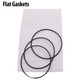 Flat Black Waterproof Watch Gaskets for Watchmakers