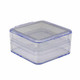 Square Plastic Boxes with Elastic Membrane 3" x 3"