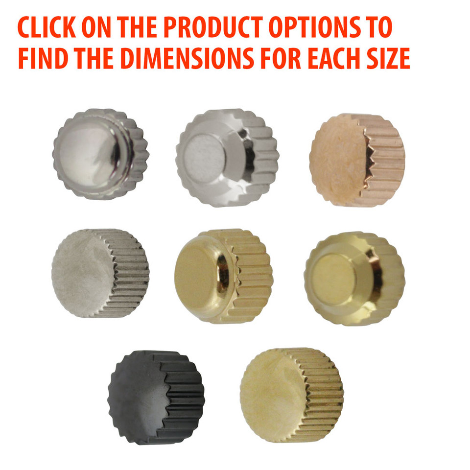 Watch Crowns | Watch Parts | Esslinger.com