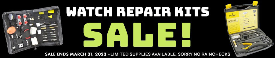 Watch Repair Kits & Watch Tool Sets | Watchmaker Tools and DIY Watchmaking