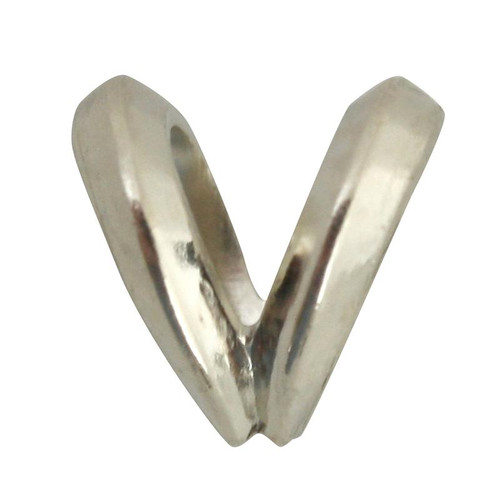 Small 14K White Gold Rabbit Ear Pendant Bail