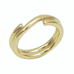 Round Yellow Gold Filled Jewelry Split Ring