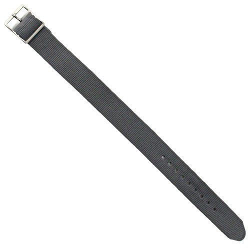 18MM Grey Nylon Watch Band