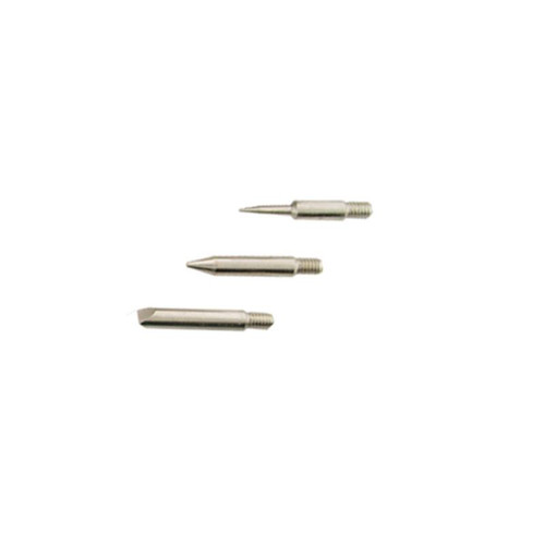 25W Soldering Iron Replacement Tips in 3 Assorted Shapes
