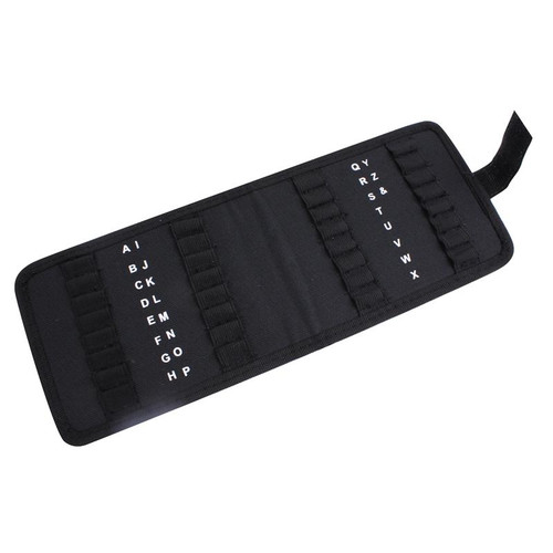 Beadsmith Letter Punch Tool Holding Canvas Pouch - Metal Stamp Case ...