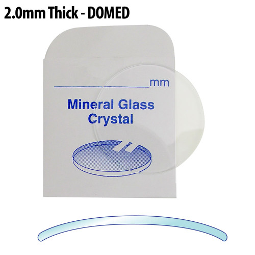 Waterproof Watch Crystal Domed