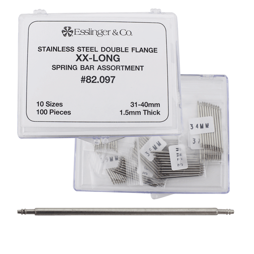Stainless Steel XX-Long Spring Bar Assortment