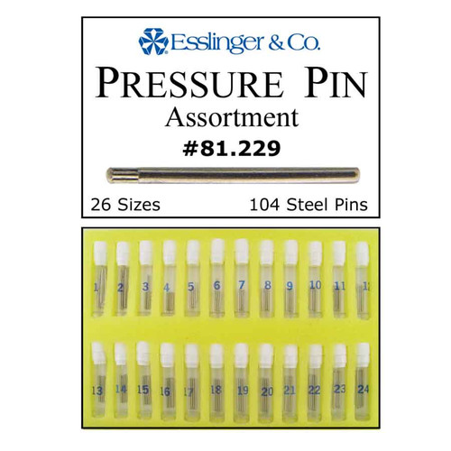 Pressure Link Pins for Watch Band Adjustment