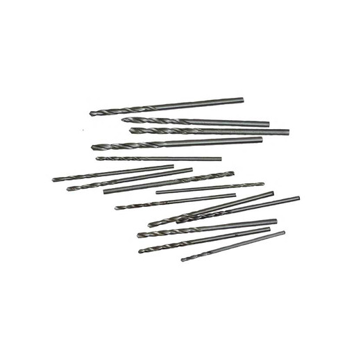 Mini Twist Drill Bit Assortment Set Jewelers 15 Piece Set 1.05 - 2.0mm
