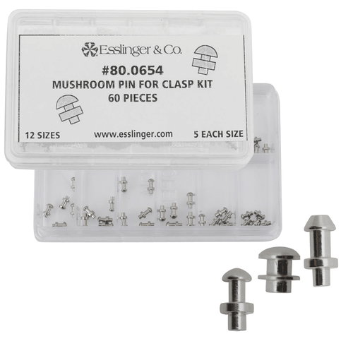 Center Locking Pin Head For Single and Tri-Fold Clasps