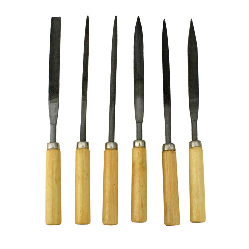 6 Piece Jewelry File Set with Wood Handles