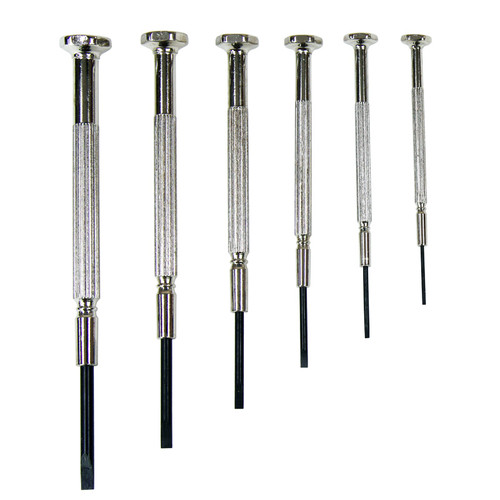 6 Piece Screwdrivers Set with Straight Blades