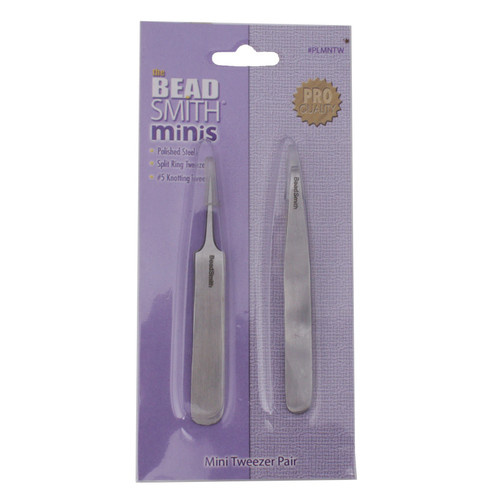 Mini Tweezers Set - #5 & Split Ring Tweezers