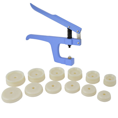 Hand Held Watch Case Press with Plastic Dies