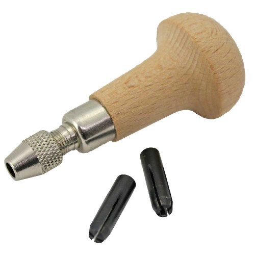 Wood Tool Handle with Two Chucks