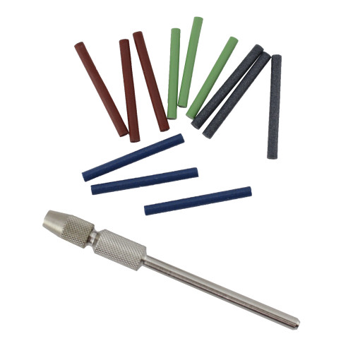Silicone Polishing Pin Set with Mandrel 2mm