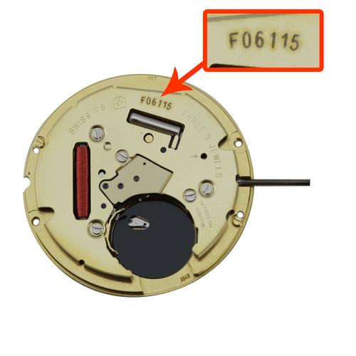 ETA® 3 Hand Quartz Watch Movement F06.111.3/4 Date At 4:00 Overall ...