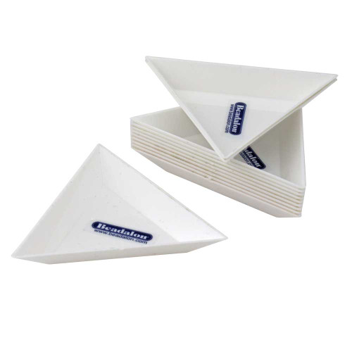 Plastic Triangle Parts Tray 3 Inches Pack of 12
