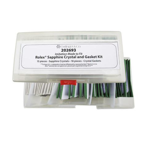 Generic Rolex® Sapphire Watch Crystal And Crystal Gasket Kit