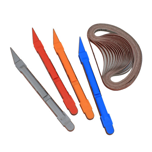 Sanding Details Sticks with Coarse Grits Set of 4