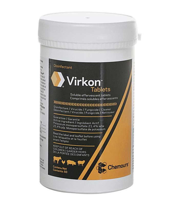 Virkon Tablets (50) | Sprucewood Tack