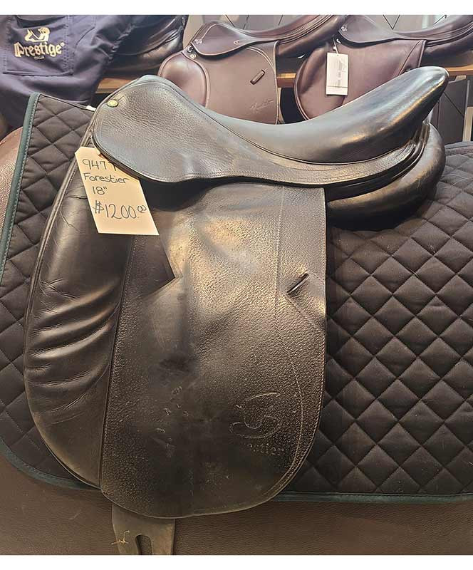Used Forestier 18" Dressage Saddle | Sprucewood Tack