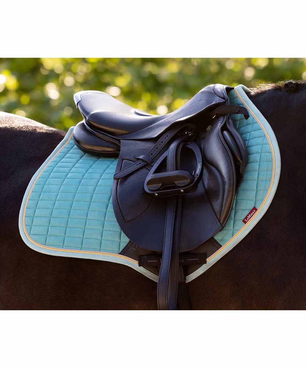 LeMieux Close Contact Luxury Suede Feel Square Saddle Pad SS25