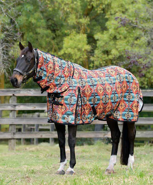 Weatherbeeta Comfitec Essential Mesh II Combo Neck Western Sunset Fly Sheet