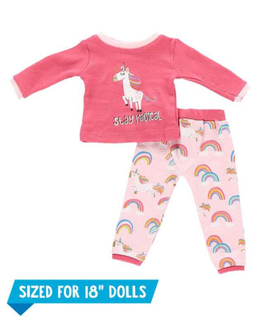 Lazy One Matching Doll PJ Set - Sprucewood Tack